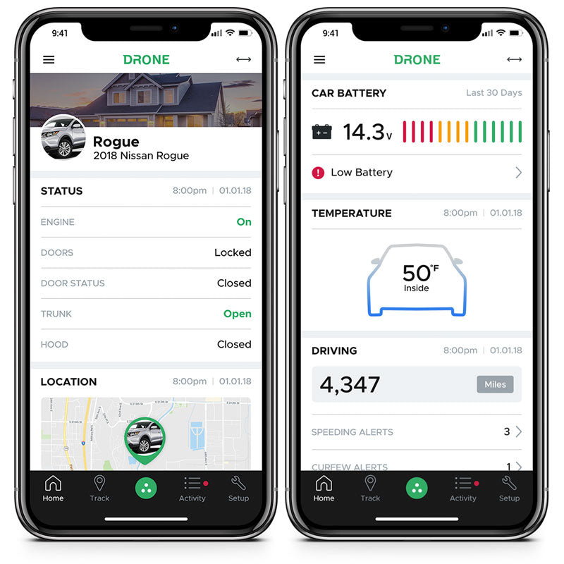 Compustar X2-LTE DroneMobile LTE Smartphone Control + Tracking Module ...